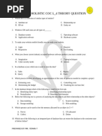 Level Three COC Exam Sample Type Questions DBMS | PDF | Databases ...
