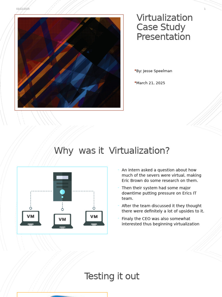 Virtualization Presentation | PDF | Virtualization | Computing