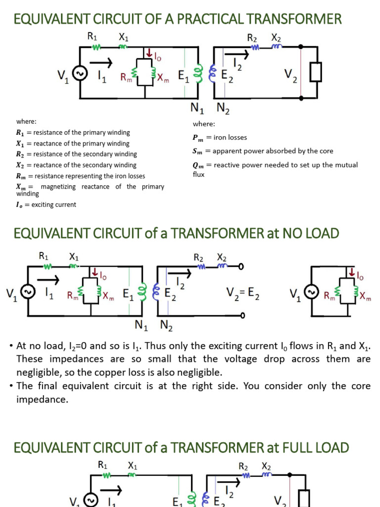 1.2 Practical Transformers | PDF | Transformer | Electrical Impedance