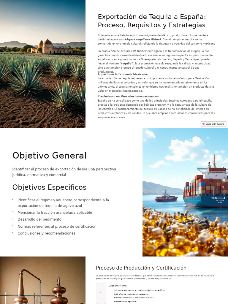 Exportacion de Tequila A Espana Proceso Requisitos y Estrategias | PDF
