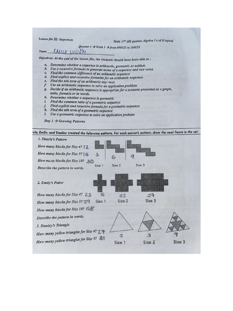 Lf 16 Math Emily | PDF
