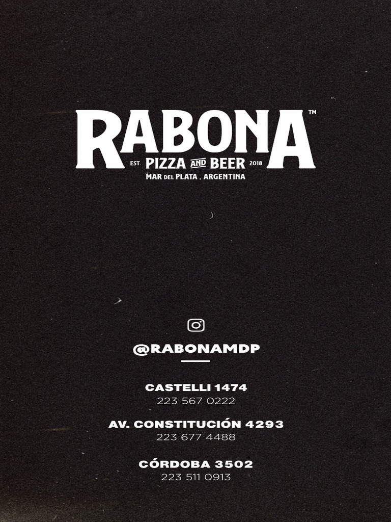 Menu Rabona | PDF | Ingredientes de comida | Alimentos