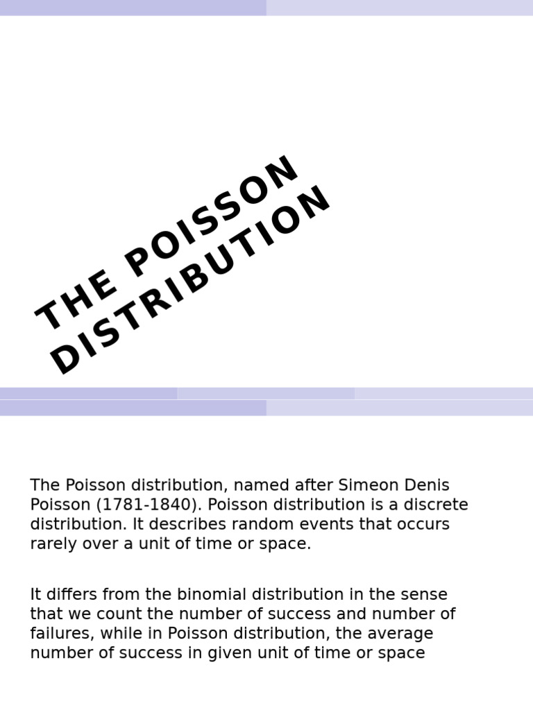 Understanding the Poisson Distribution | PDF | Probability Distribution ...