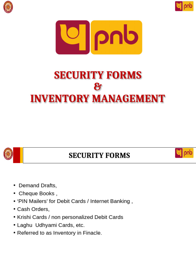 Inventory Management and Security Forms - Updated - 26062022 | PDF | Cheque