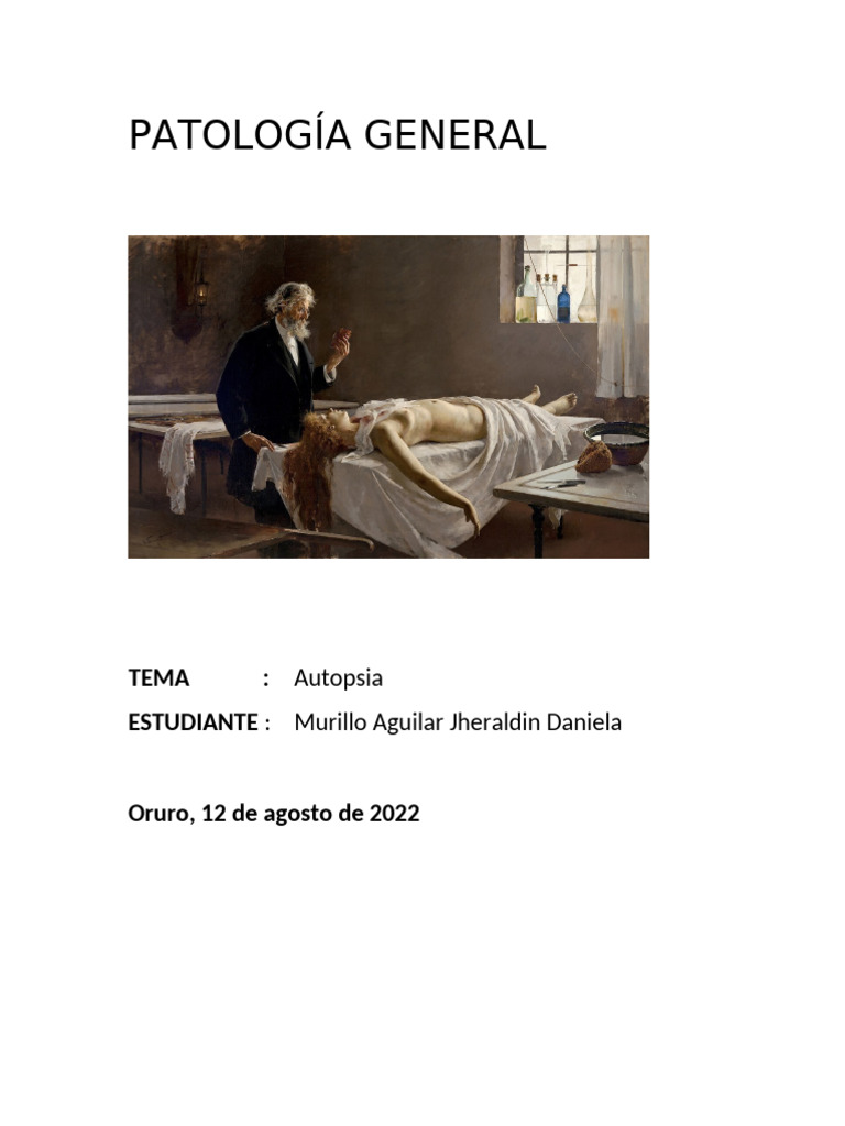Pasos para realizar una autopsia | PDF | Autopsia | Cadáver