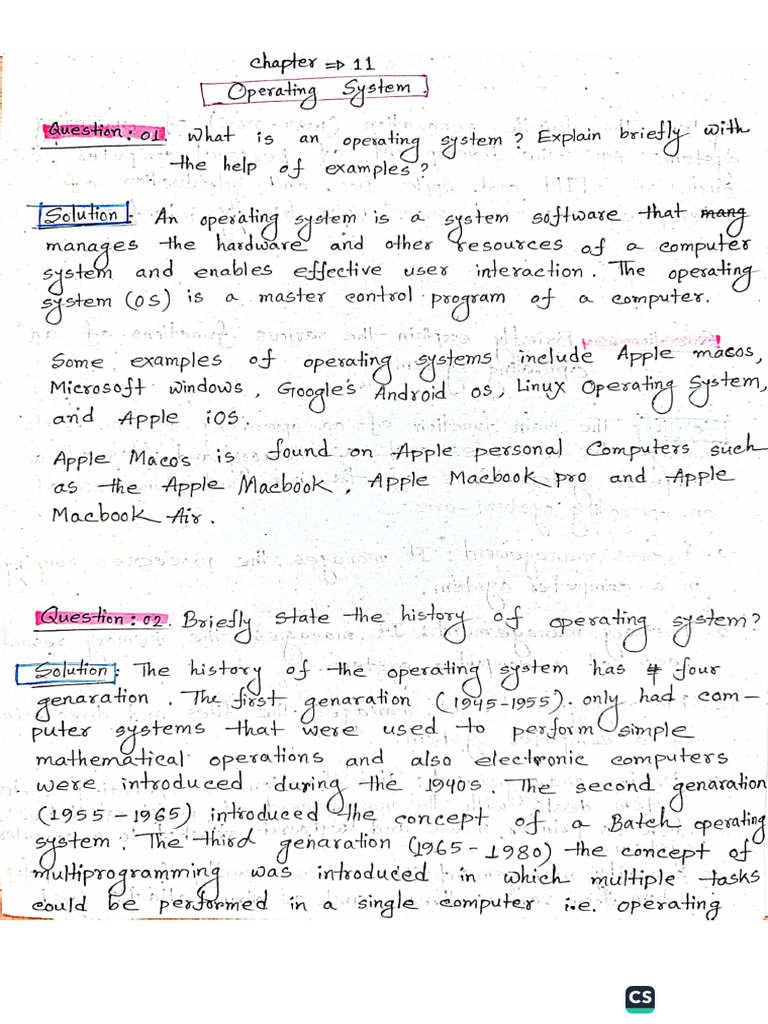 CSE - 11th Chapter (Collected) | PDF