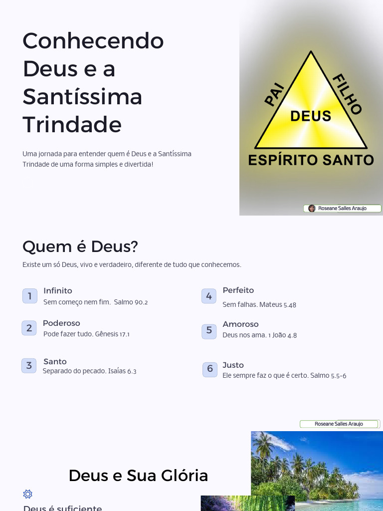 Conhecendo-Deus-e-a-Santissima-Trindade | PDF | Deus | Trindade