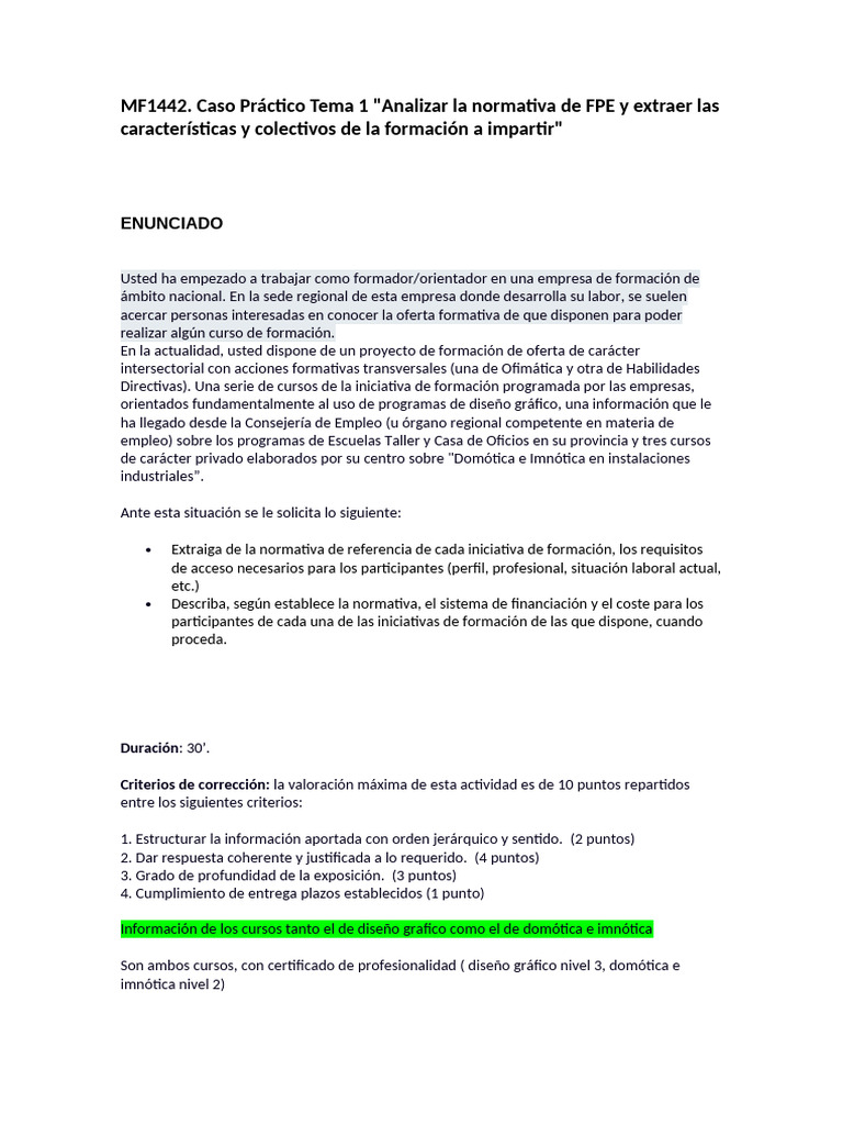 MF1442 Caso Practico 1. Jose Alcala Perez | PDF | Diseño