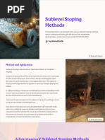 Sublevel Open Stoping Method | PDF | Mining