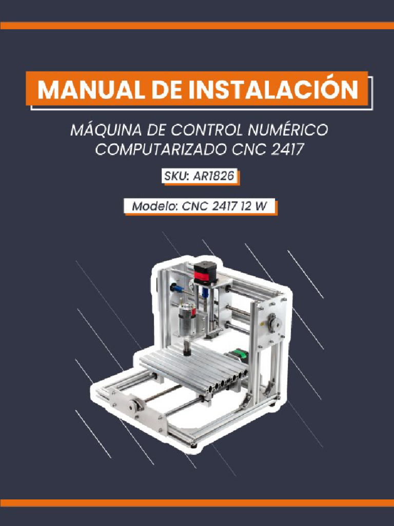 Instalación CNC 2417: Guía Completa | PDF | Control numerico ...