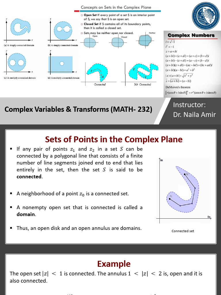 Lecture # 6 (Complex Functions and mappings) | PDF | Complex Analysis | Mathematical Relations