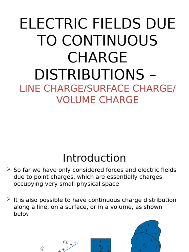 Lecture 9 Line Charge Surface Volume | PDF | Electric Field | Field ...
