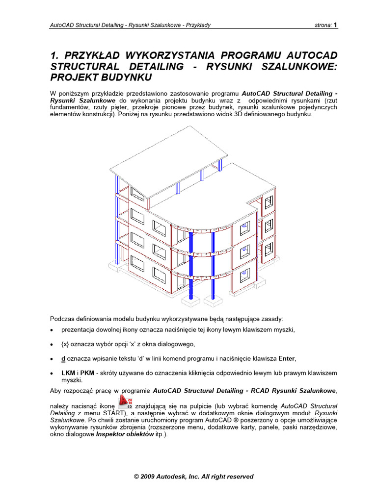 Asd Przykład - Rysunki Szalunkowe 2010 | PDF