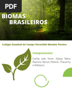 Capa Trabalho Ciencias Bioma Brasileiro | PDF