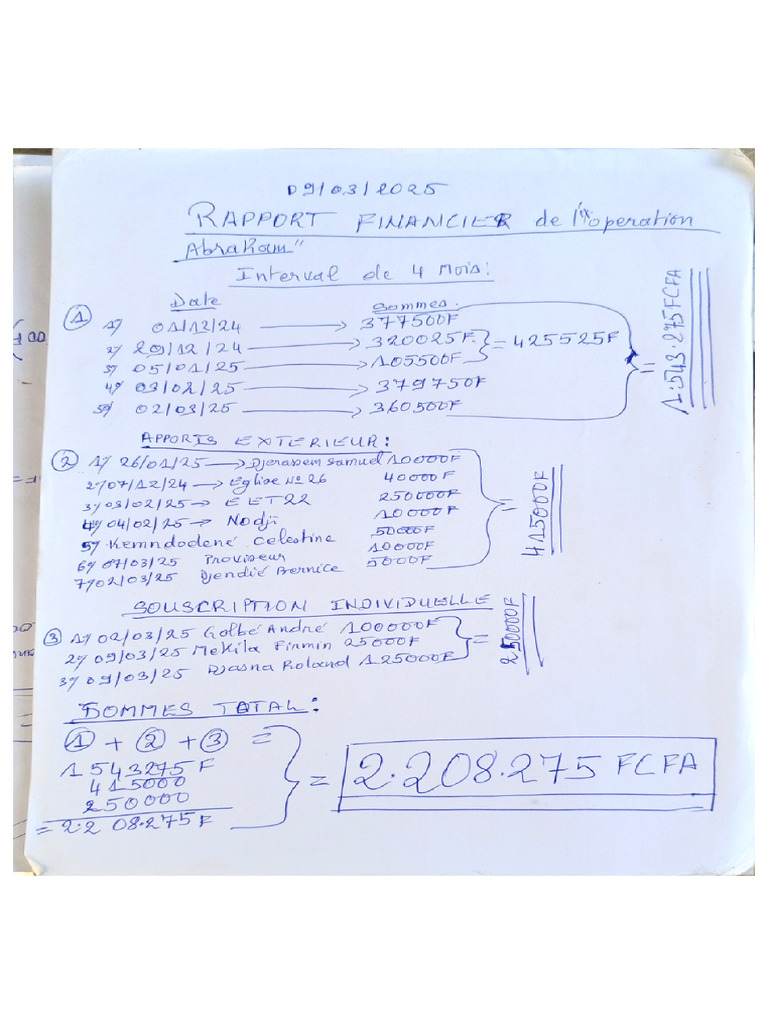 pdf bilan financier | PDF
