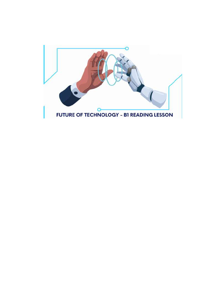 Worksheet Reading Lesson Future of Technology | PDF | Artificial ...