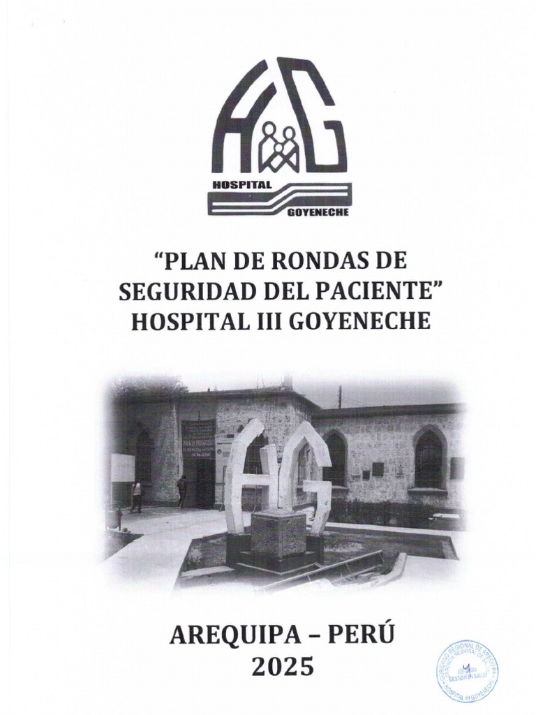Plan Con Cronograma de Rondas de Seguridad 2025 | PDF