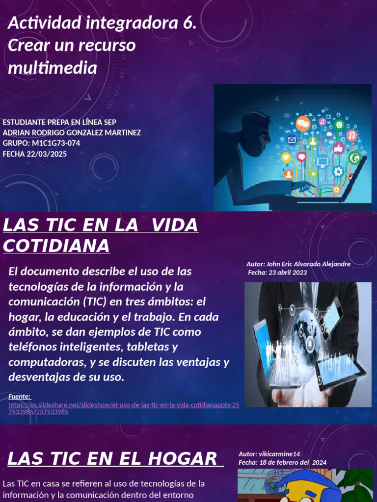 Actividad Integradora 6. Crear Un Recurso Multimedia (ADRIAN RODRIGO GONZALEZ MARTINEZ GRUPO ...
