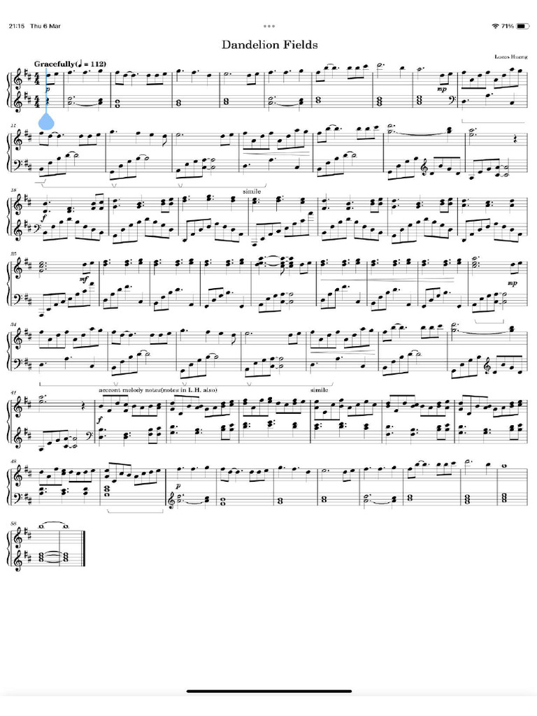 Dandelion Fields | PDF