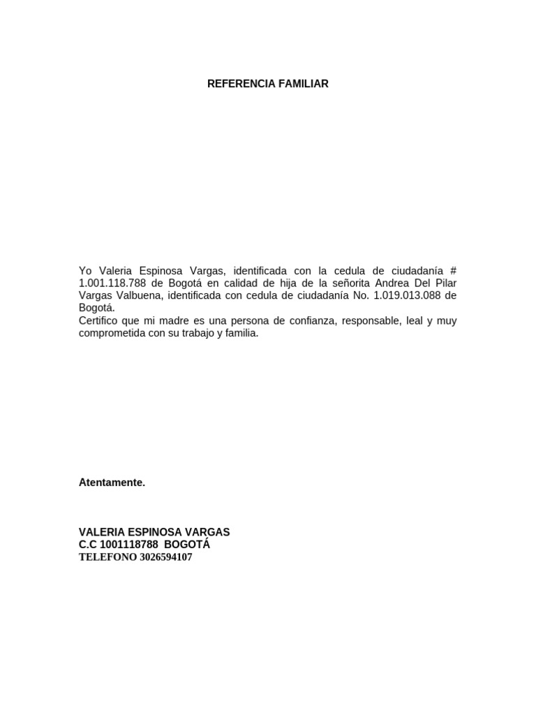 Ref Personal (Andre Warrant) | PDF