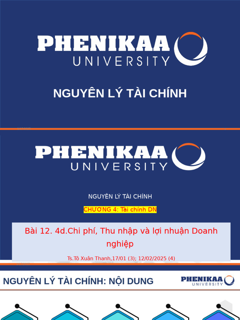 Chương 4d. Doanh thu chi phi loi nhuan cua doanh nghiep | PDF