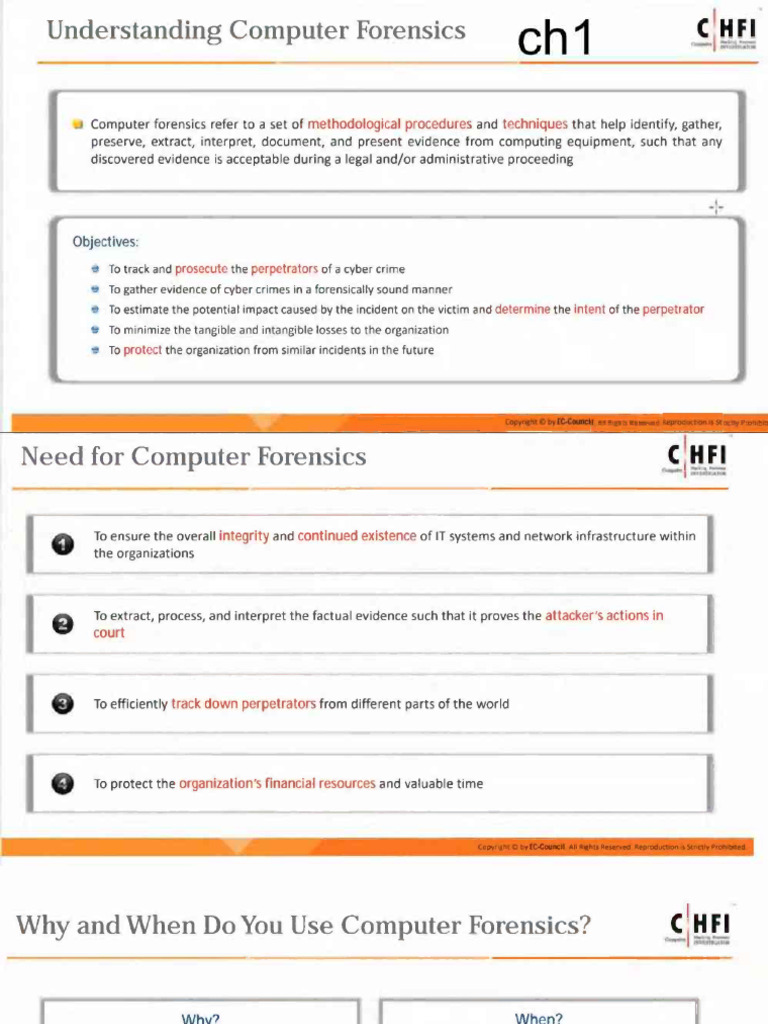 chfi-quiz1-searchable | PDF | Computer Forensics | Forensic Science