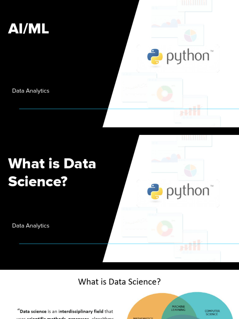 06.11 Week 5, Class1 - Introduction To Data Analytics | PDF | Data ...