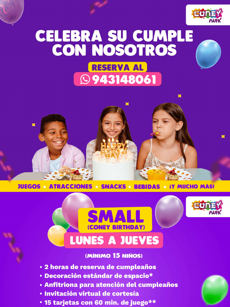 Coney Active MegaPlaza y Coney Park | PDF