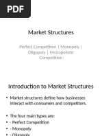 Market Structures - Notes For Economics Students | PDF