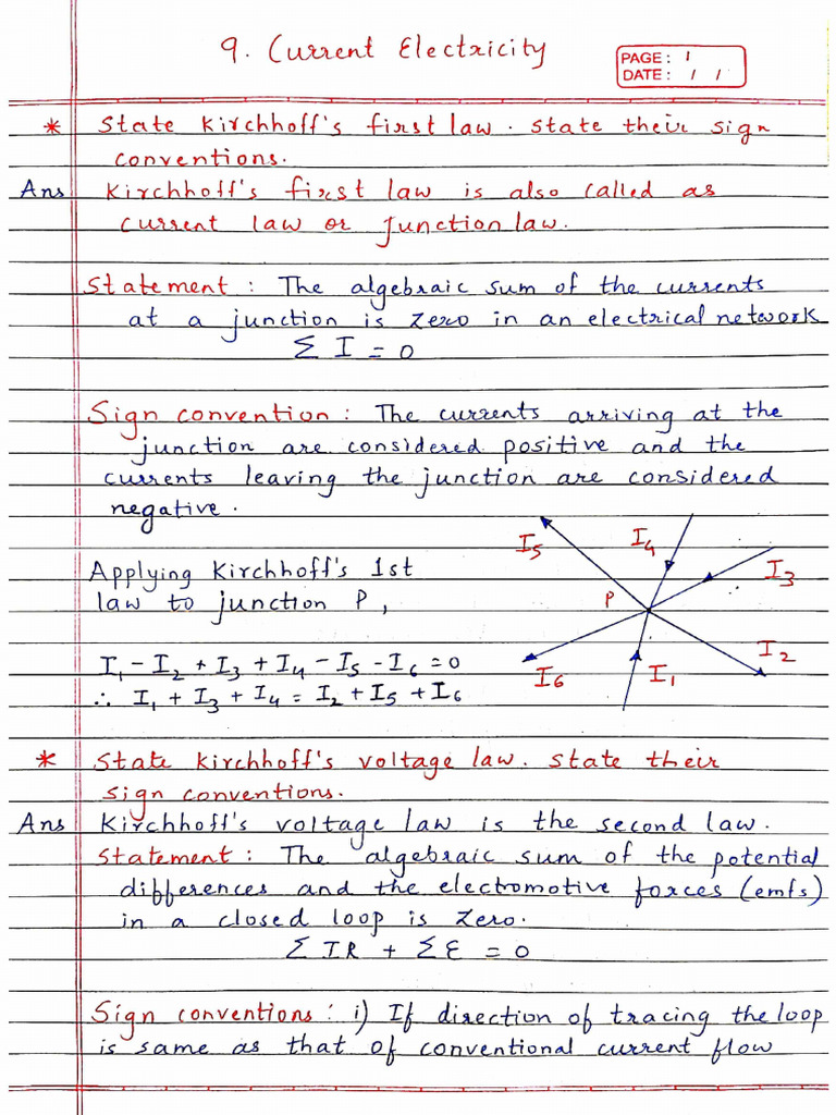 Current Electricity-1 | PDF
