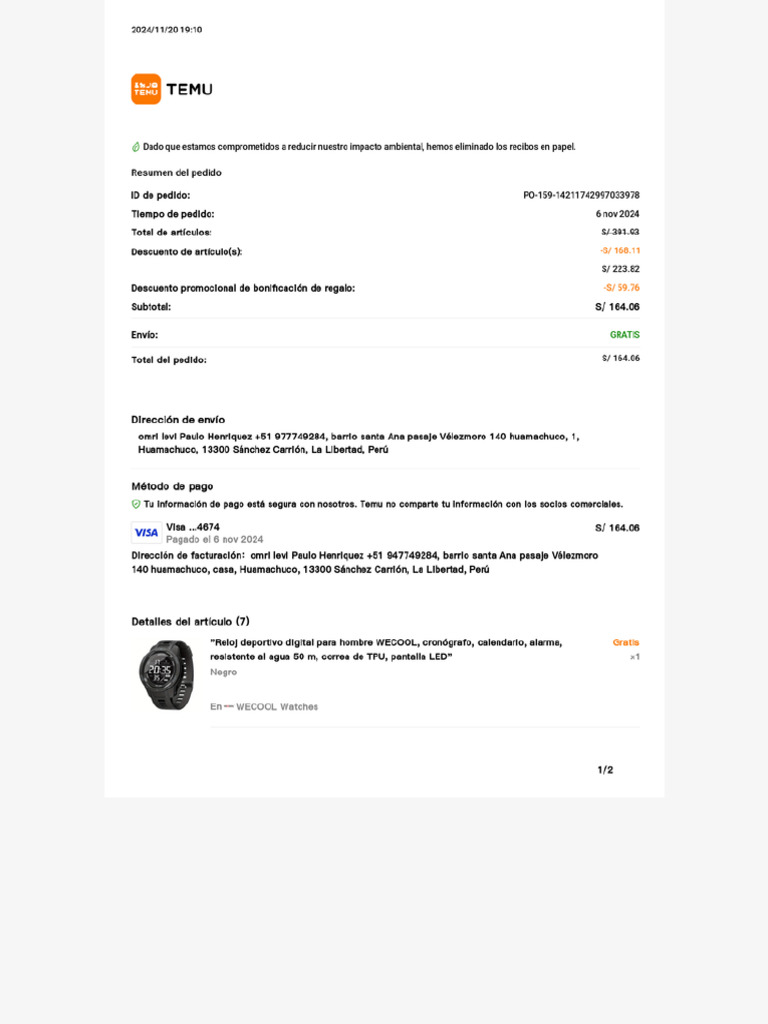 Temu Web Document | PDF