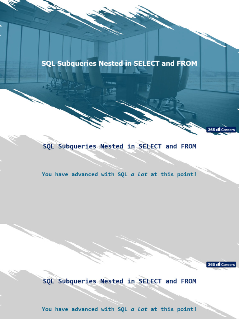 7.1 Subqueries SELECT FROM PDF | PDF