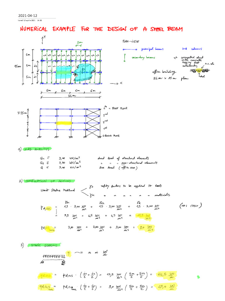 Steel Beam Design 1742327655 | PDF