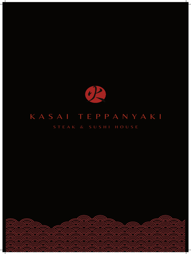 Kasai Teppanyaki Menu Overview | PDF | Sushi | Sauce