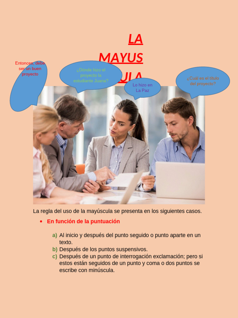 Reglas del Uso de la Mayúscula | PDF