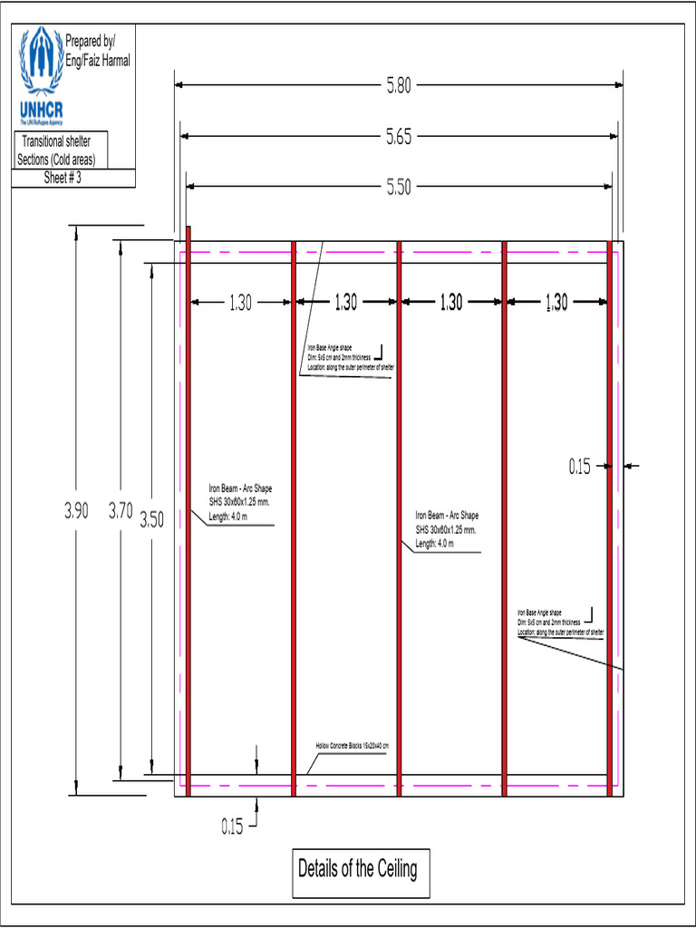 Transitional Shelter Design Details | PDF