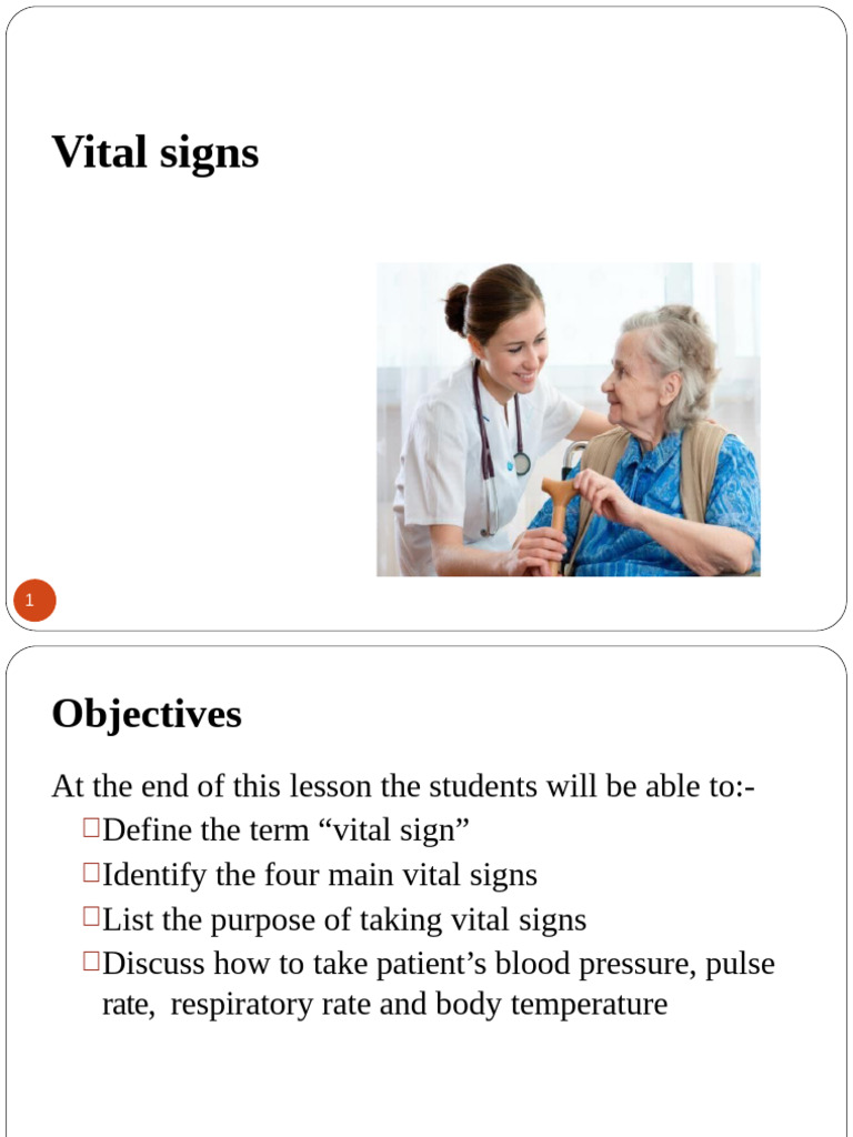 Vital Signs | PDF | Blood Pressure | Diastole
