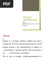 Administering Oxygen with Briggs T-Piece | PDF | Oxygen | Aerosol