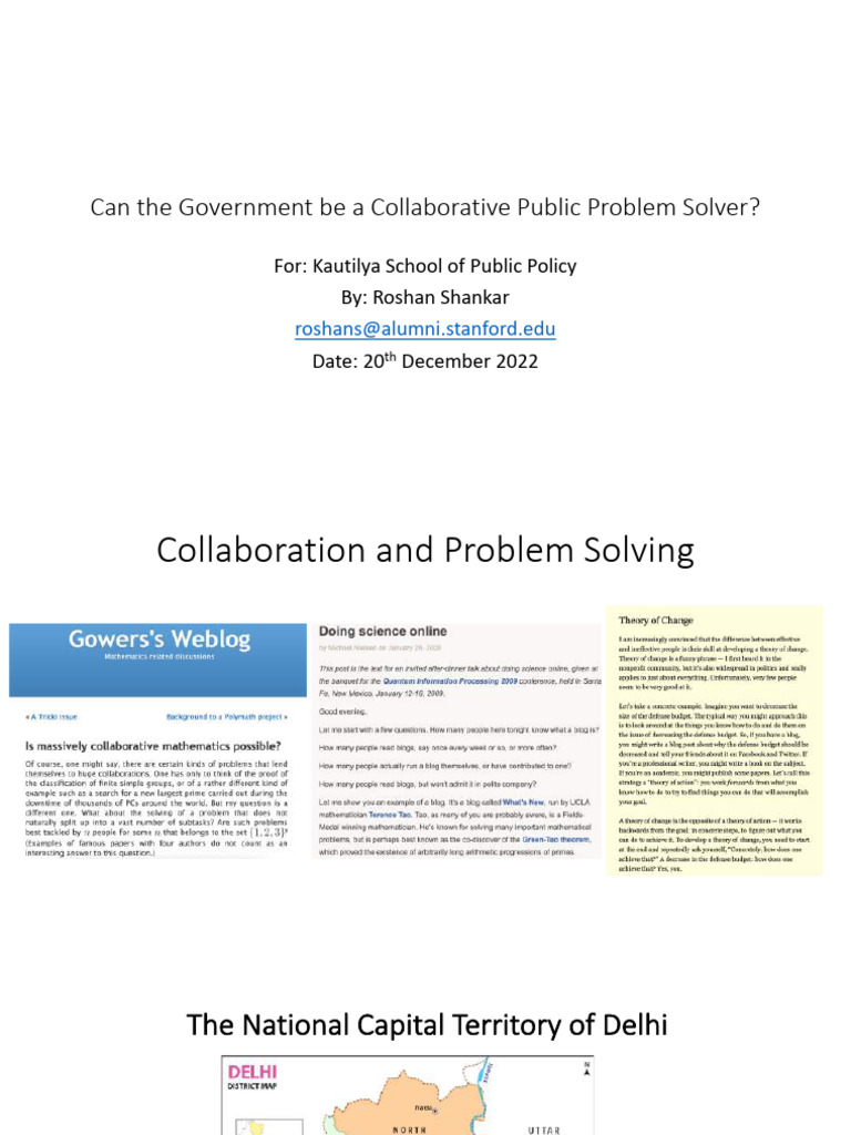 Can Government Be A Public Problem Saver Kautaliya Public School ...