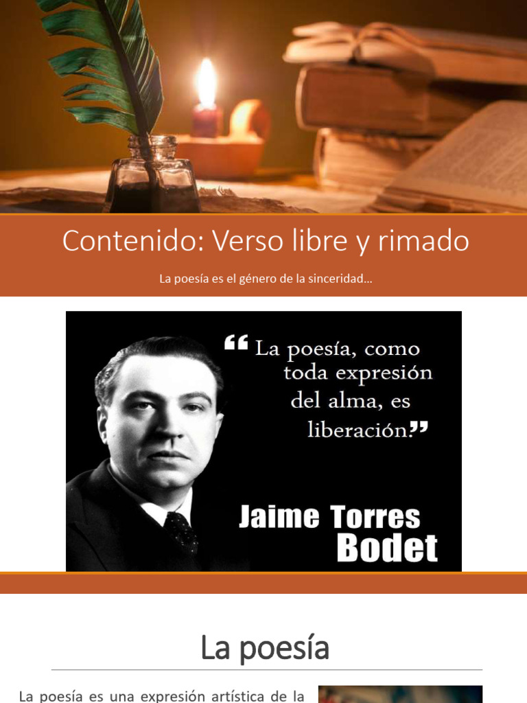 Verso Libre y Rimado | PDF | Poesía | Rima