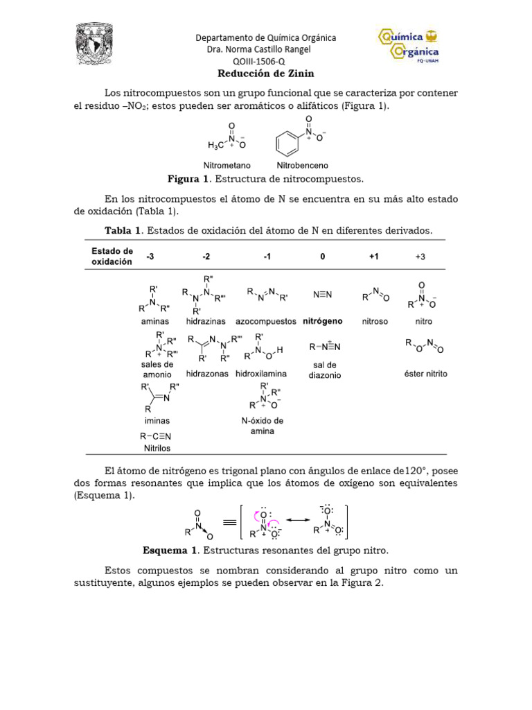 1506 Reducci n de Zinin | PDF | Redox | Reacciones químicas