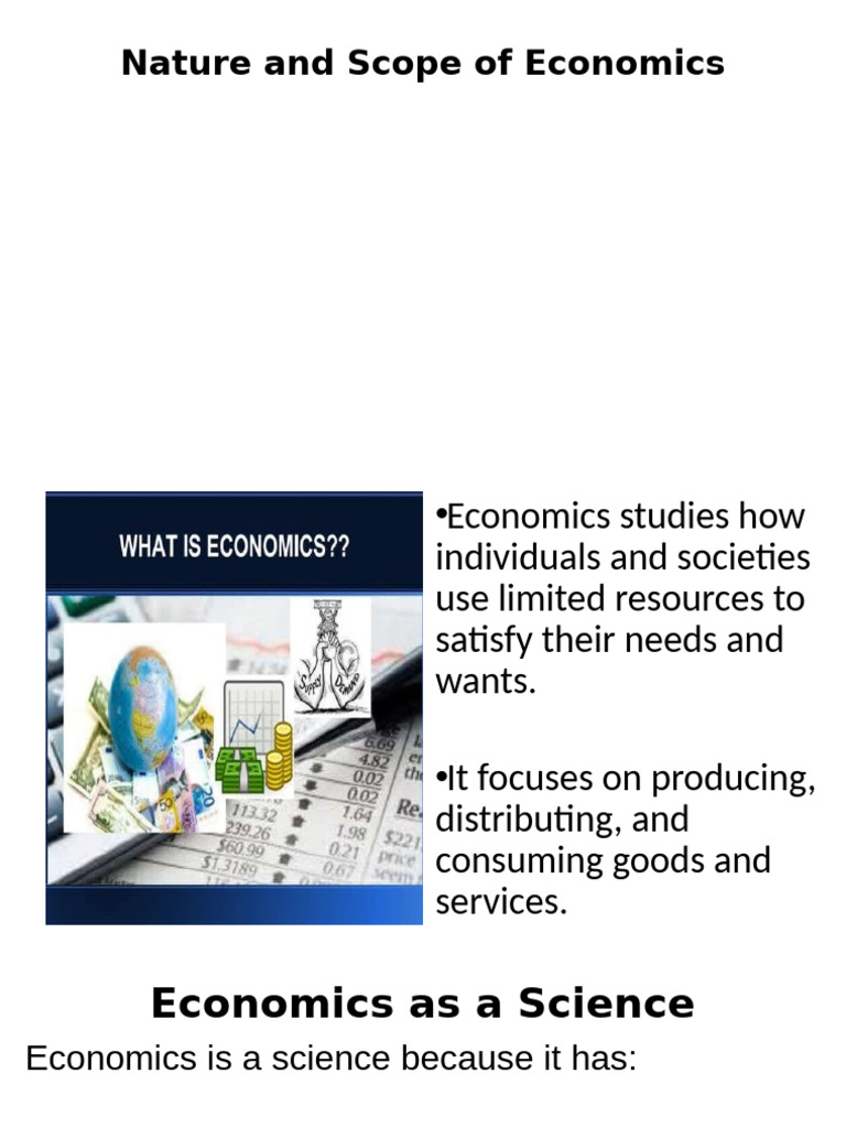 Nature and Scope of Economics | PDF