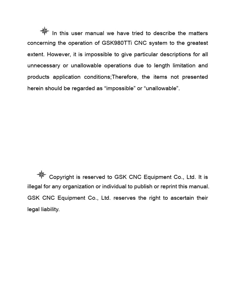 GSK980TTi Manual | PDF | Numerical Control | Programmable Logic Controller