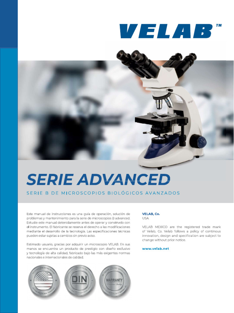 Manual de Usuario Velab Completo | PDF