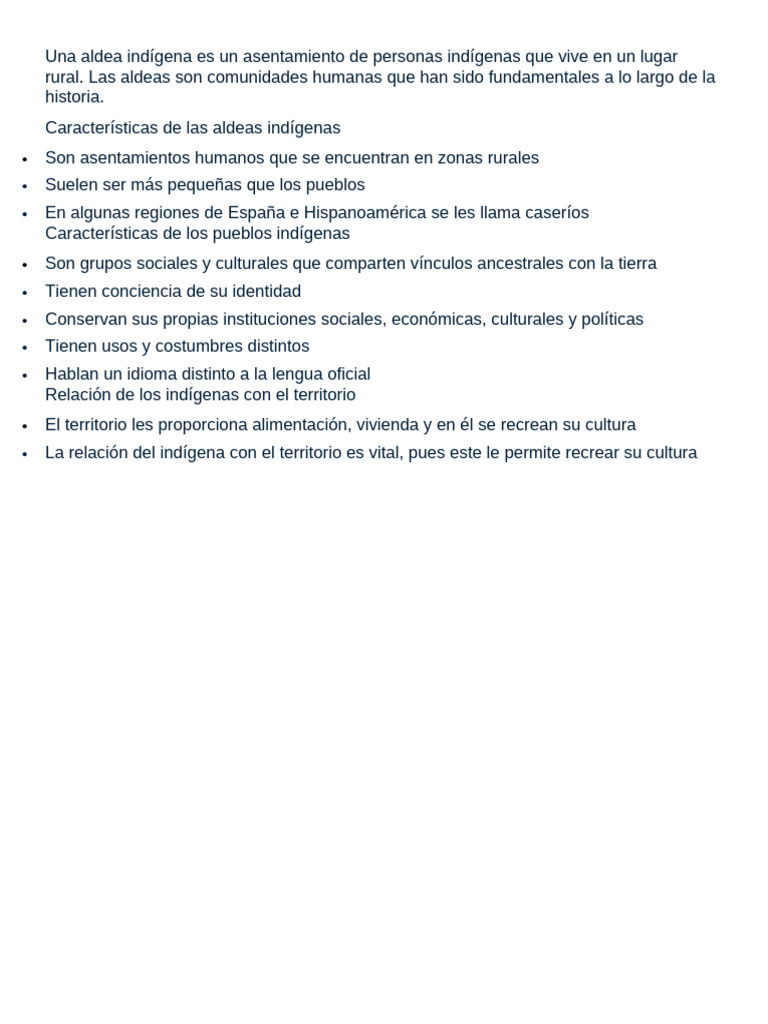 Aldeas Indígenas y su Cultura en Nueva España | PDF