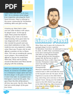 Lionel Messi: Biography and Career Highlights | PDF