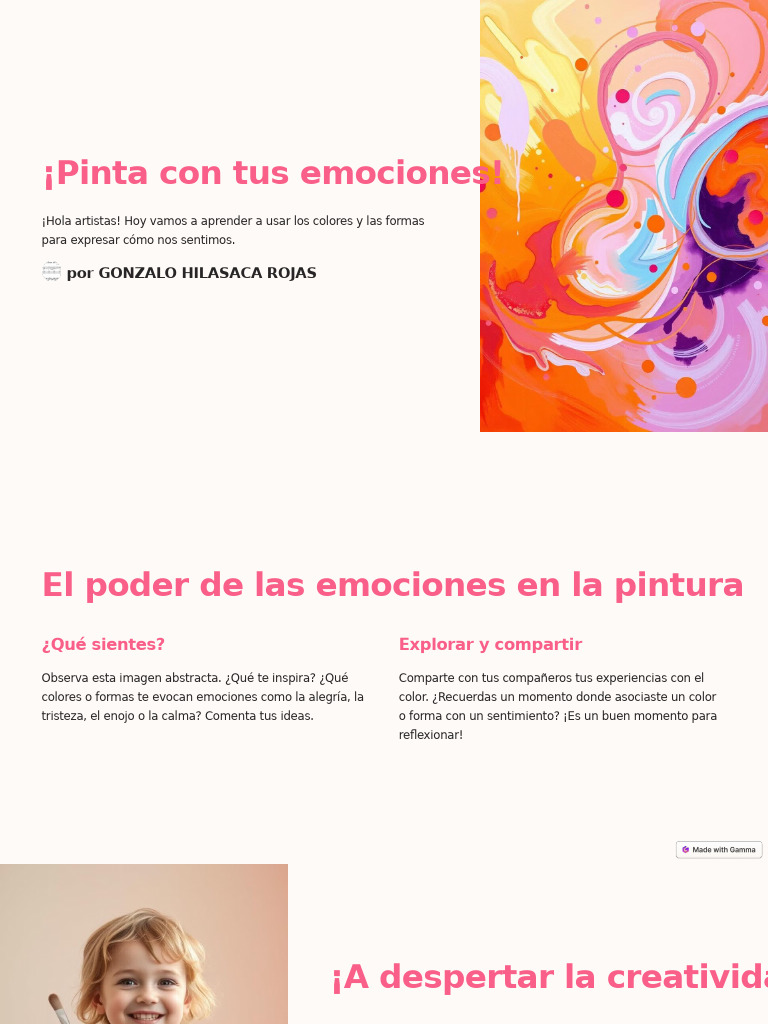 Pinta Con Tus Emociones | PDF | Las emociones | Comunicación