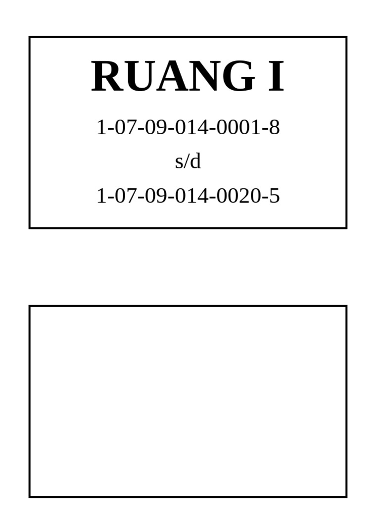 17 Tulisan Di Ruang | PDF