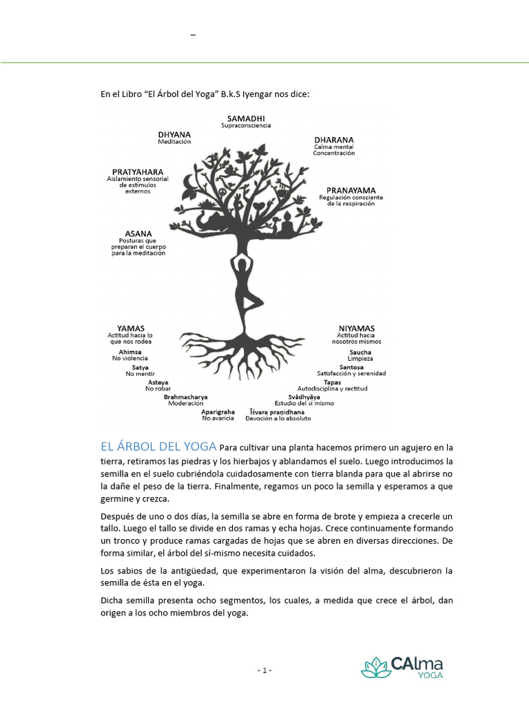El árbol del Yoga - Iyengar | PDF | Meditación | Yoga