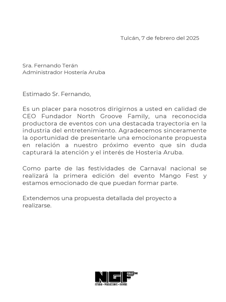 Copia de PROPUESTA - MANGO - FEST | PDF | Publicidad | Carnaval